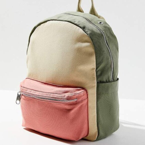 Urban Outfitters | Bags | Urban Outfitters Canvas Colorblock Backpack ...